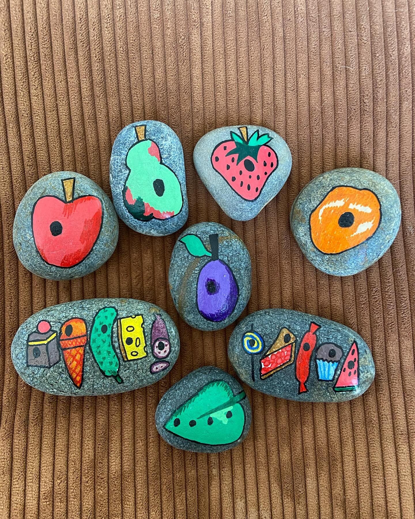 The Very Hungry Caterpillar Story Stones - Etsy