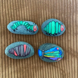 The Very Hungry Caterpillar Story Stones - Etsy