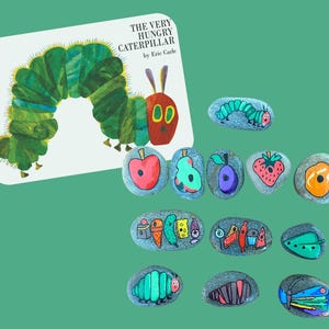 The Very Hungry Caterpillar Story Stones - Etsy