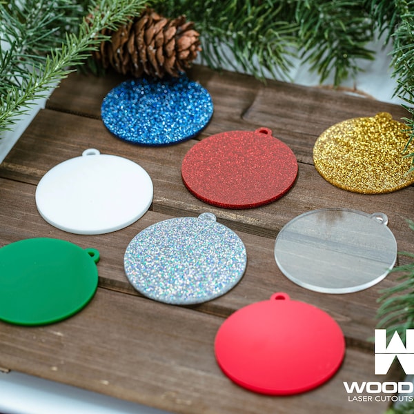 Flat Round Ornament - Etsy