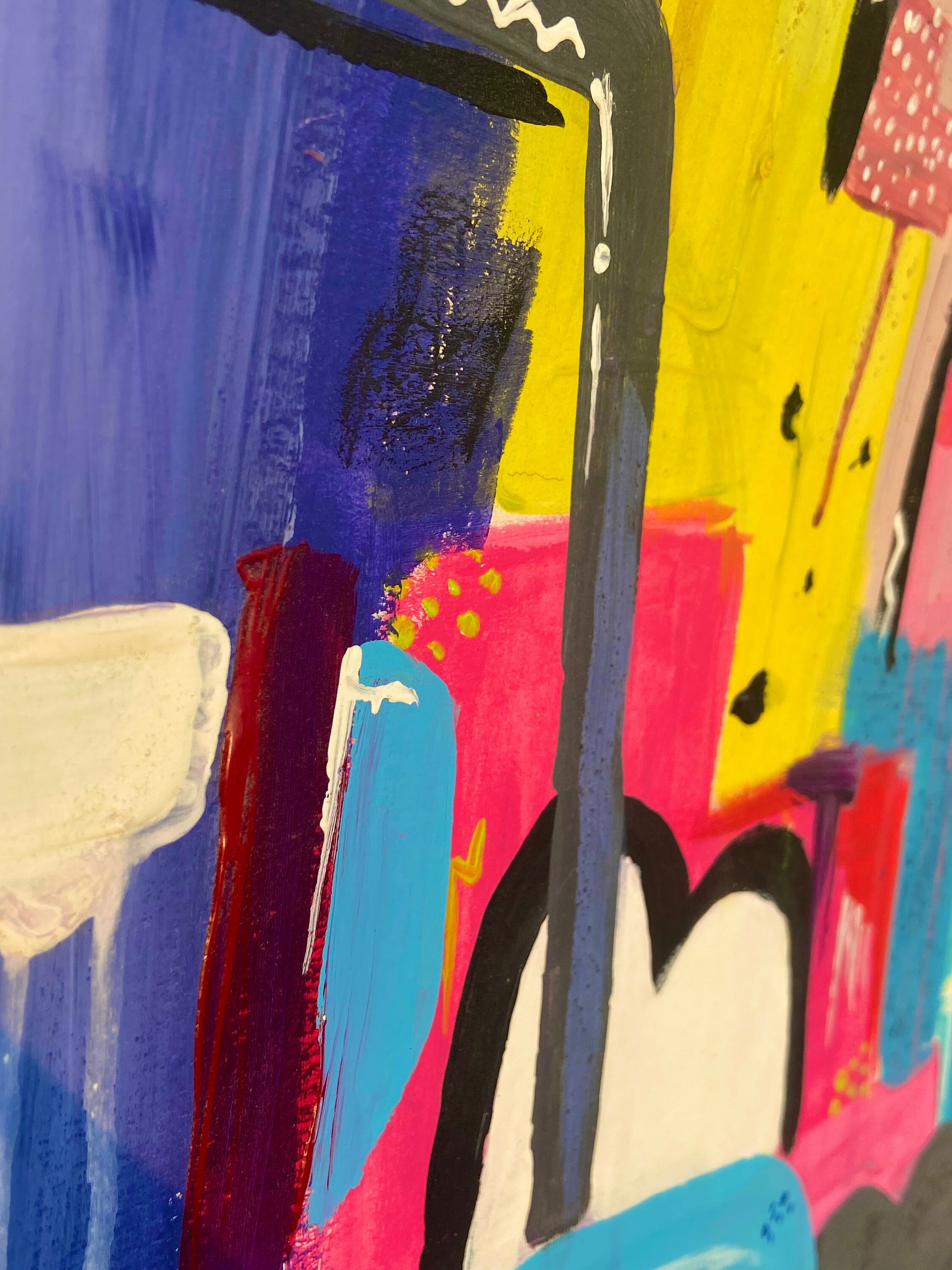 Color Field Abstract Art Painting - "future Cities" - Etsy