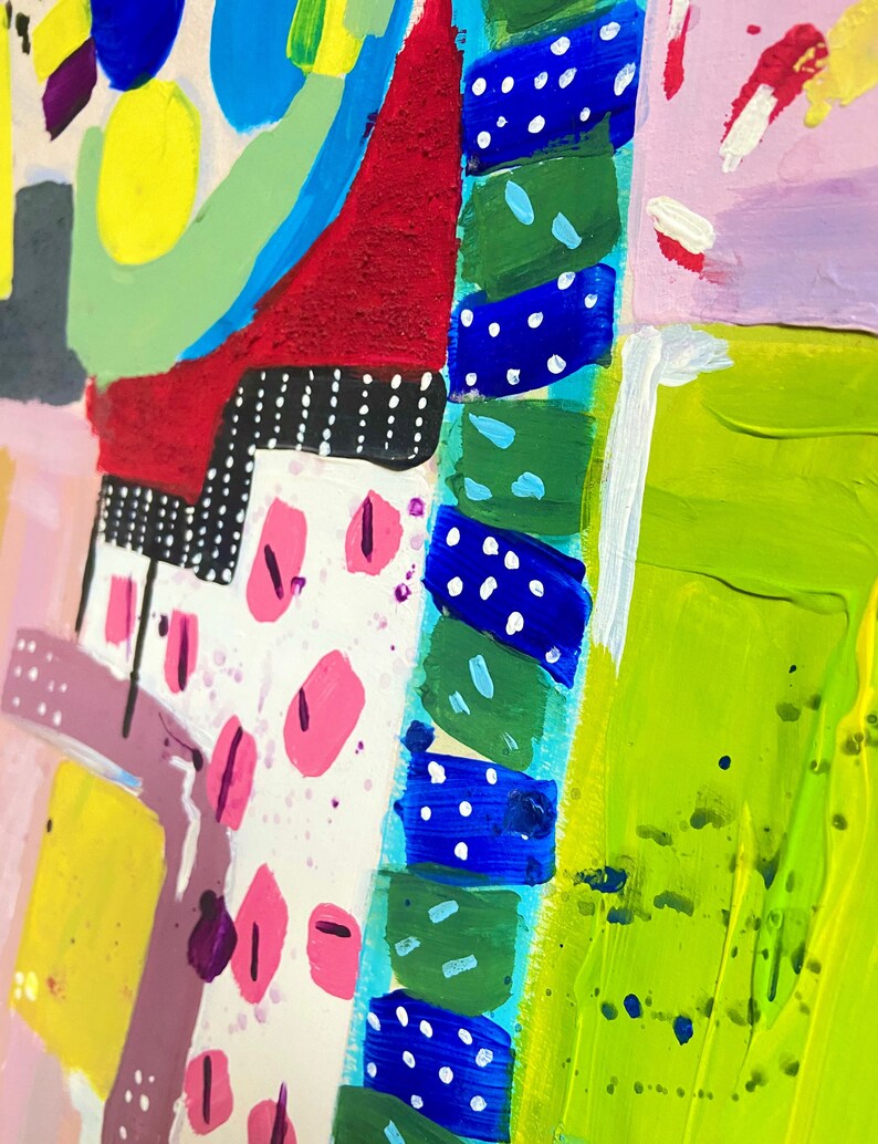 Color Field Abstract Art Painting - "future Cities" - Etsy