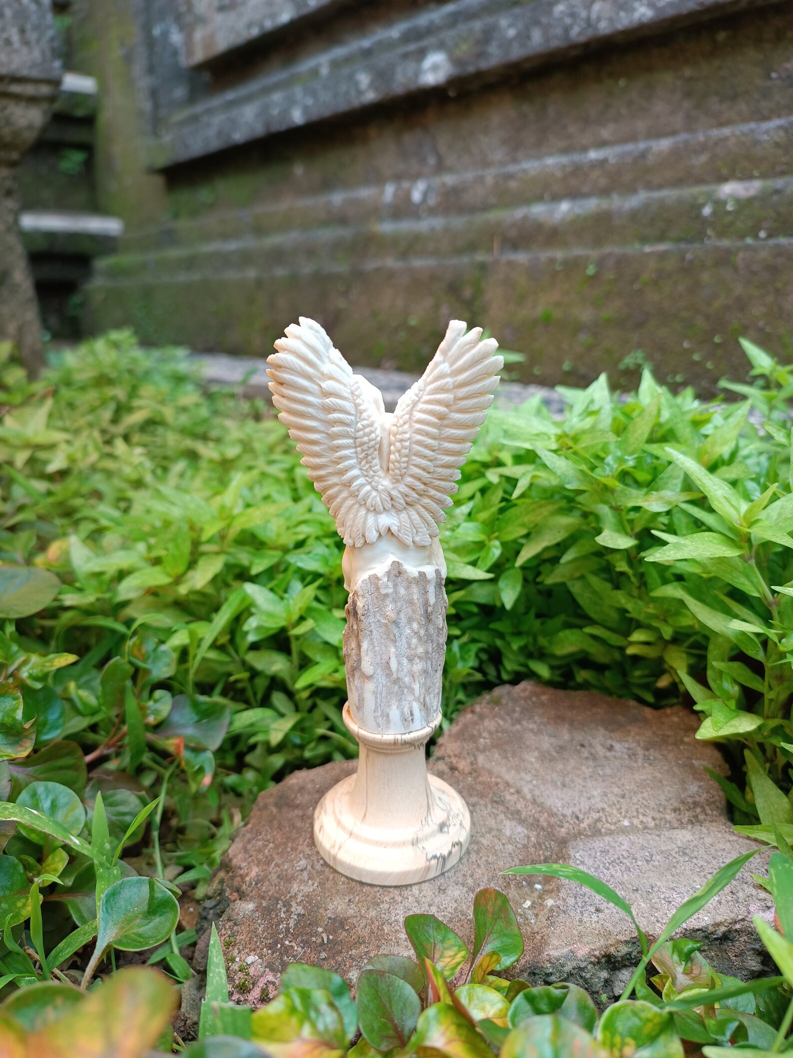 Angel Skeleton Statue Carved With Deer Antlers - Etsy
