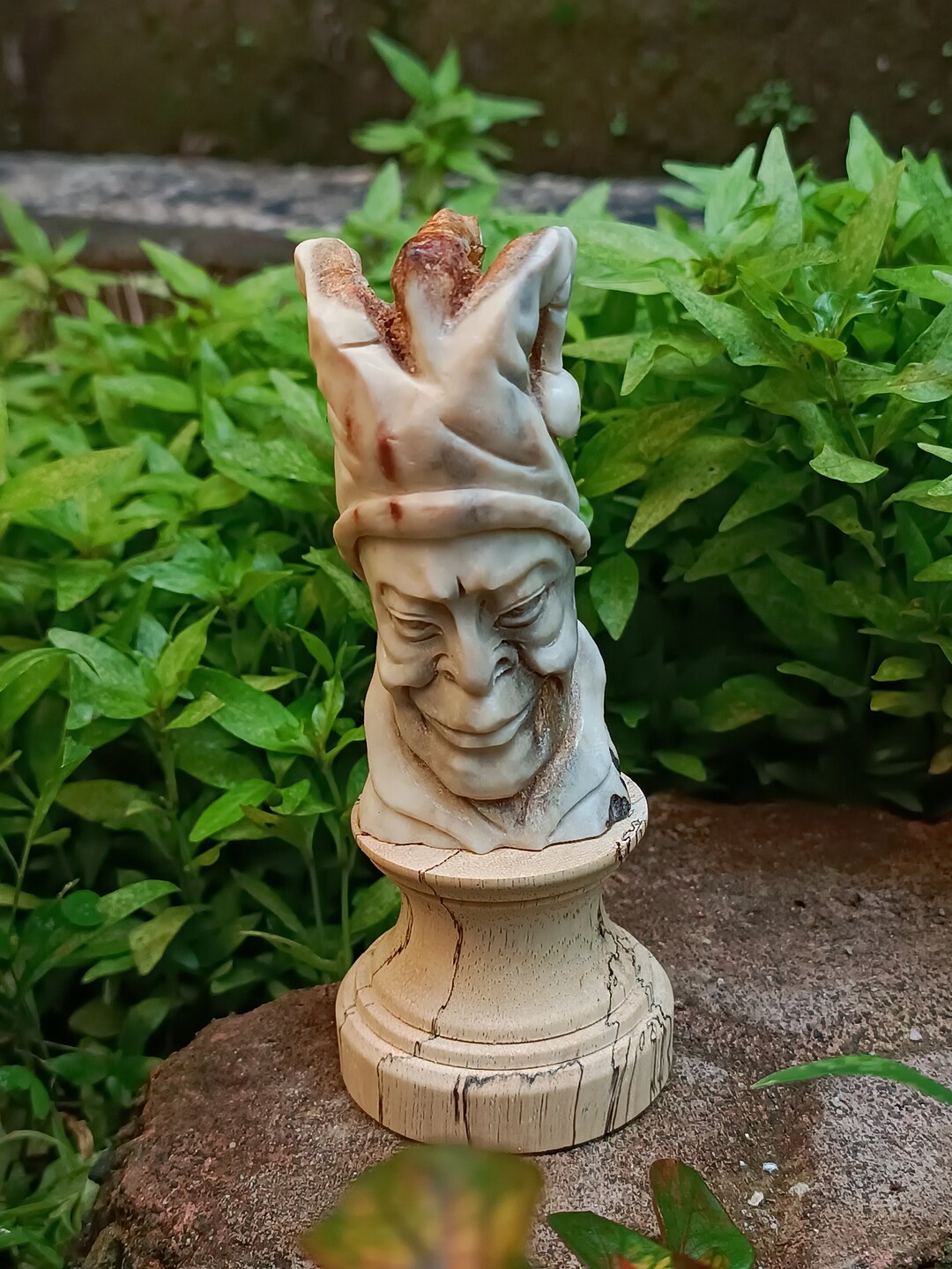 Deer Antler Carving Clown - Etsy