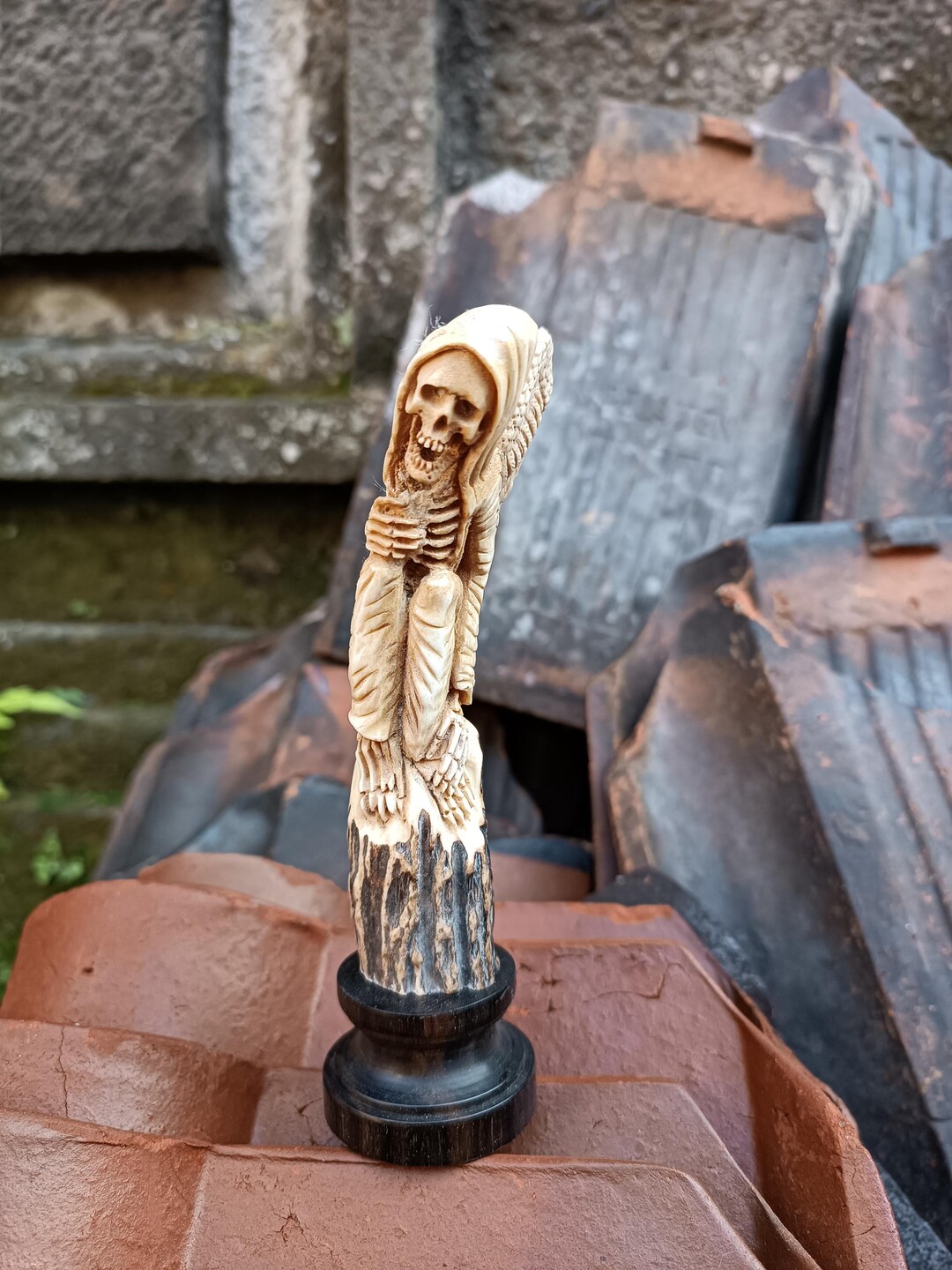 Skull Angel of Deer Antler - Etsy