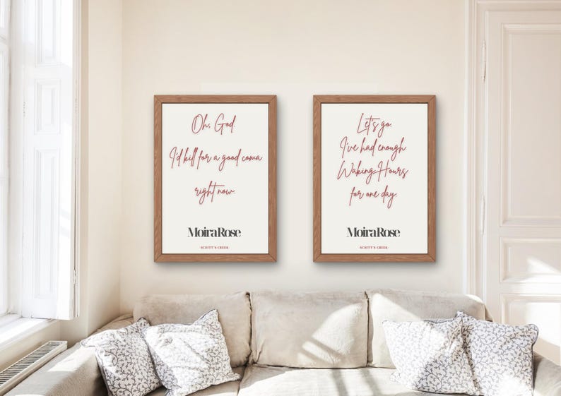 MOIRA ROSE Quotes + Portraits, Schitt's Creek Artwork (instant Download ...