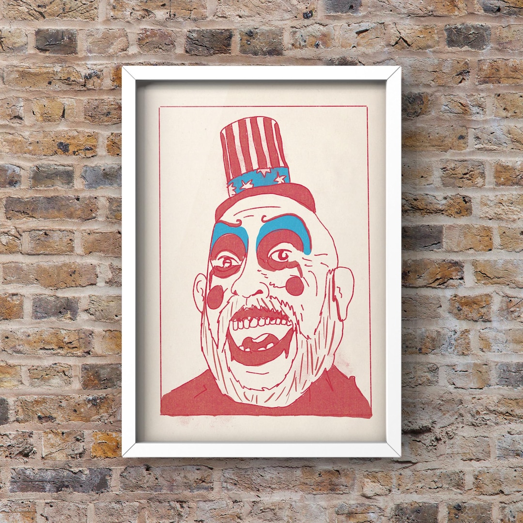 Captain Spaulding A4 Print - Etsy