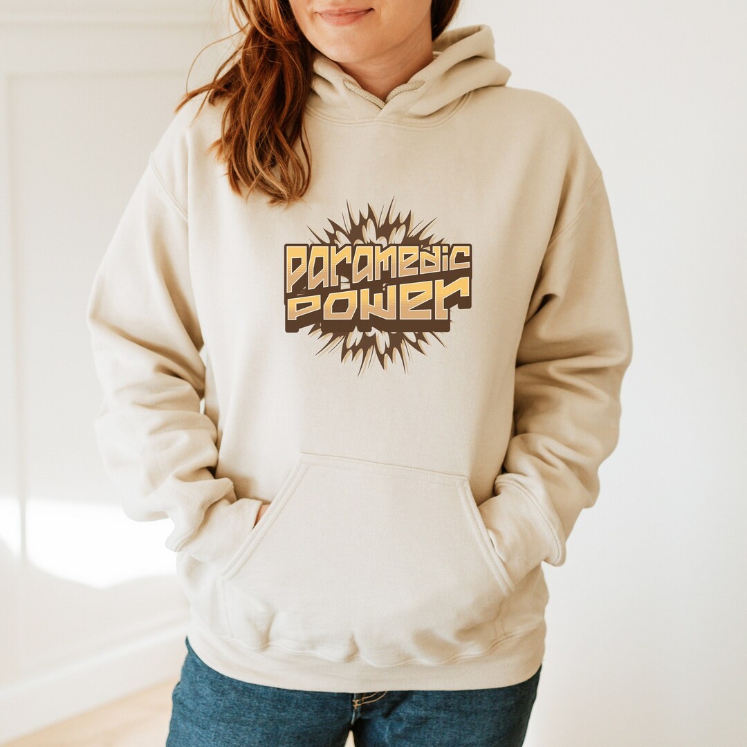 Paramedic Hoodie With Comic "power", Fashion for Paramedics and Emt ...