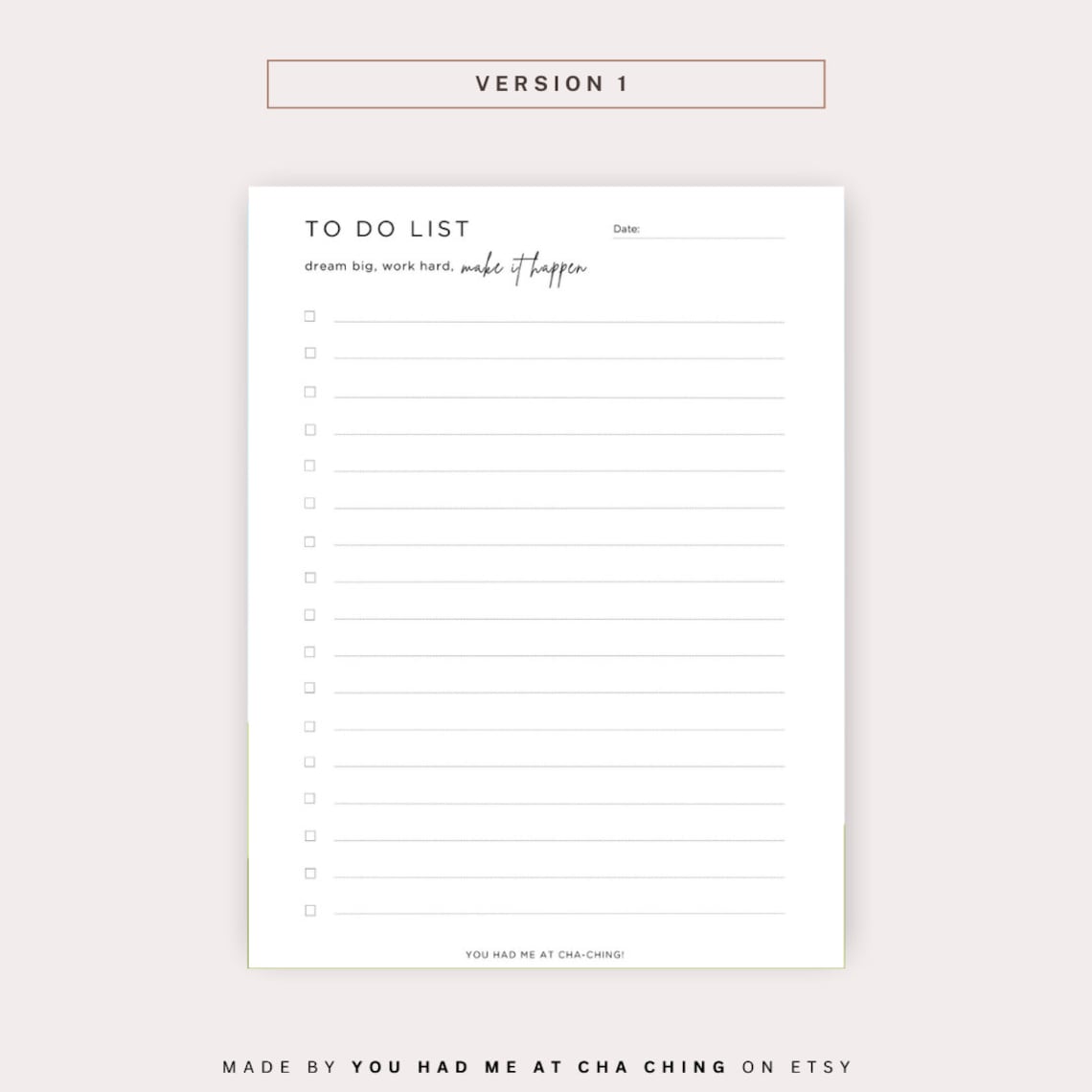 To Do List Printable, List Template, Printable & Fillable PDF - Etsy