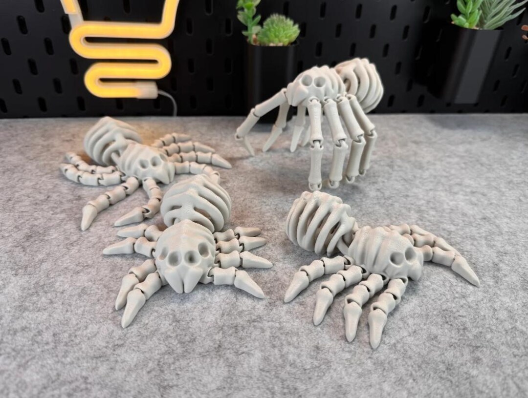 Flexi Skeleton Spider | A Articulated Skeleton Spider (version 2) in ...