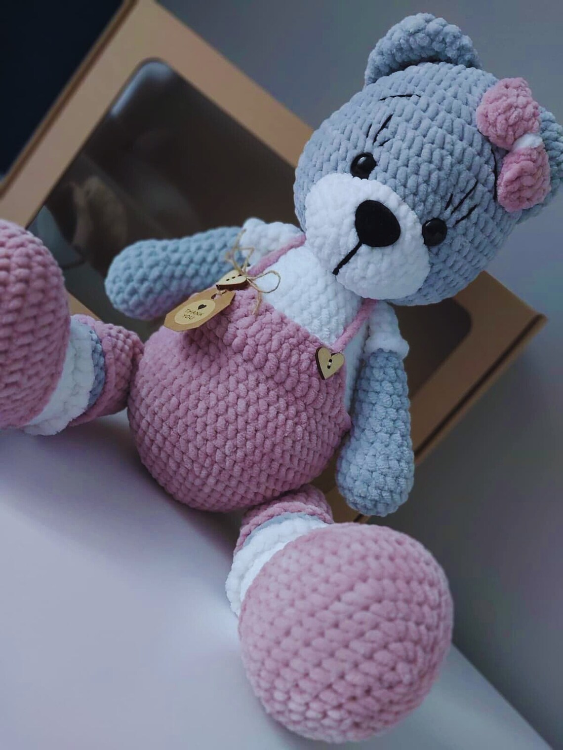 Crocheted Teddy Bear / Crochet Bear - Etsy