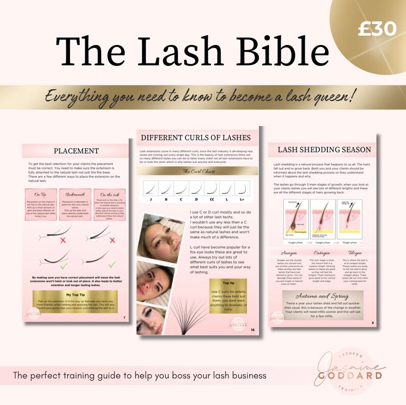 Eyelash Extension Training Manual, the Ultimate Lash Bible for ...