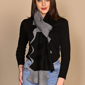 Two Tone Scarf - Etsy