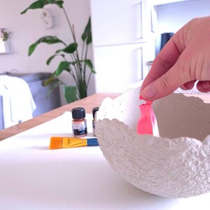 DIY Concrete Pouring Kit Crafting With Concrete, Concrete Art Projects ...