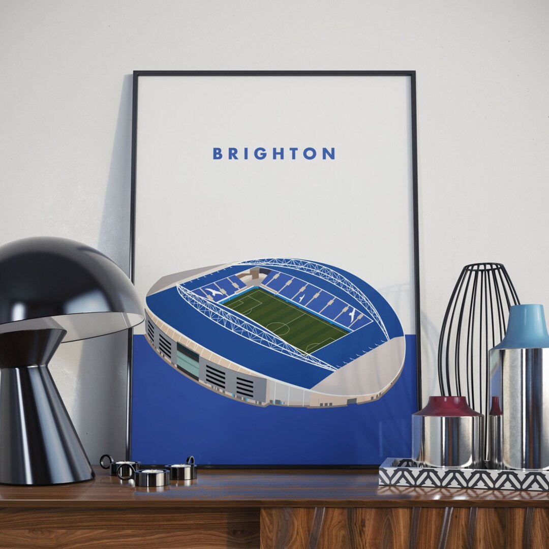 Brighton Football Stadium Print - Etsy
