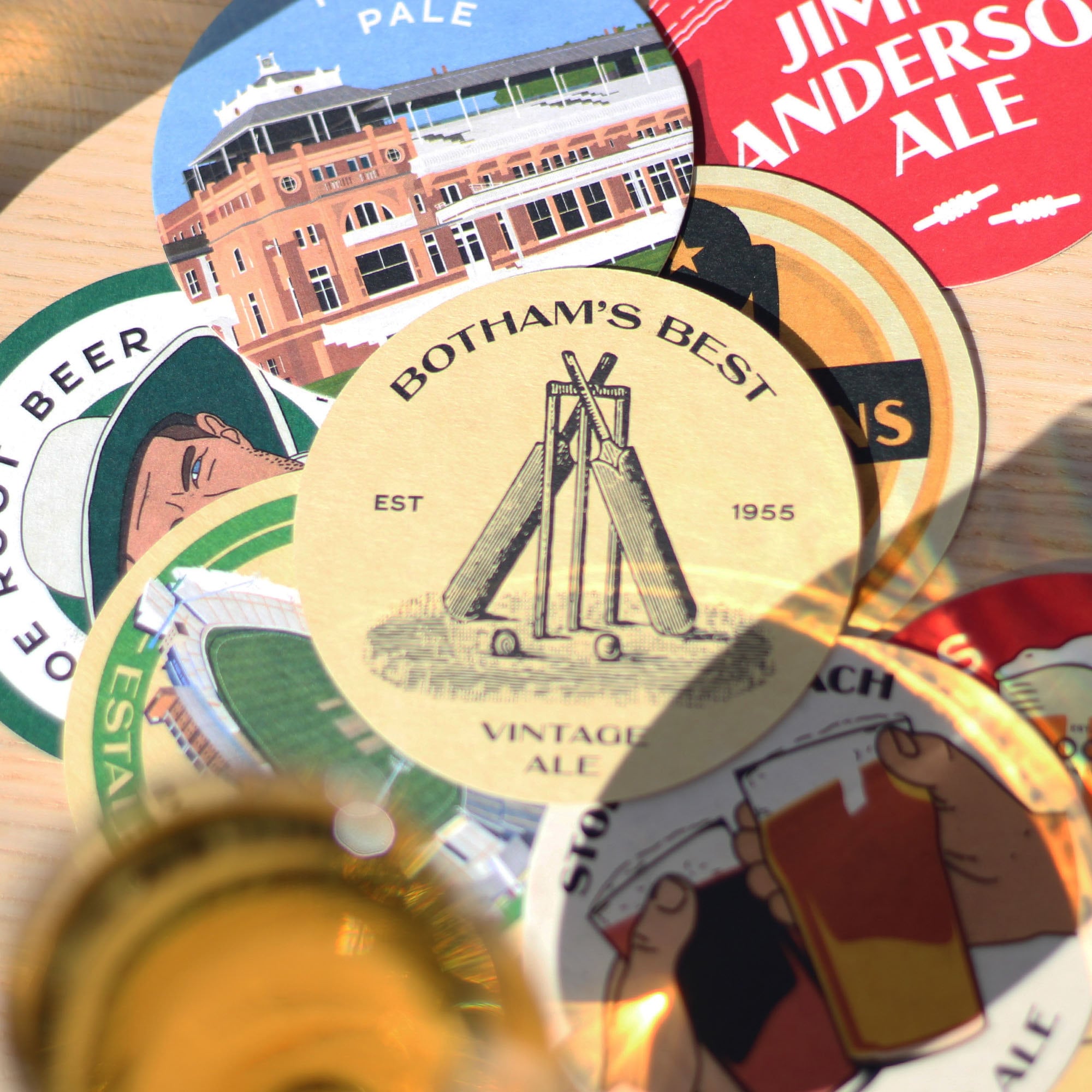 England Cricket Beer Mats - Etsy Australia