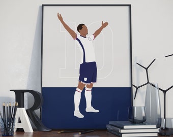 Jude Bellingham + Stadium Background - England FC C A4 Pencil Drawing ...