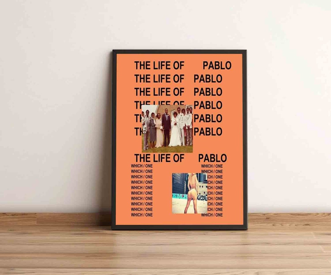 Kanye West the Life of Pablo Art Music Album Poster Album - Etsy