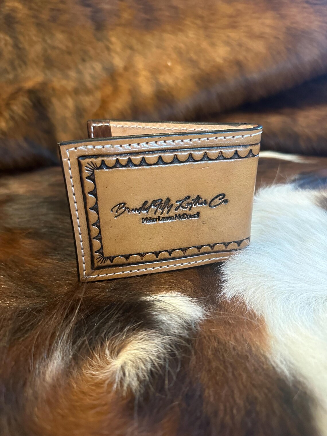 Oakleaf Tooled Wallet - Etsy