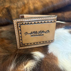 Oakleaf Tooled Wallet - Etsy