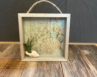 Shell Shadow Box Wall Art - Etsy