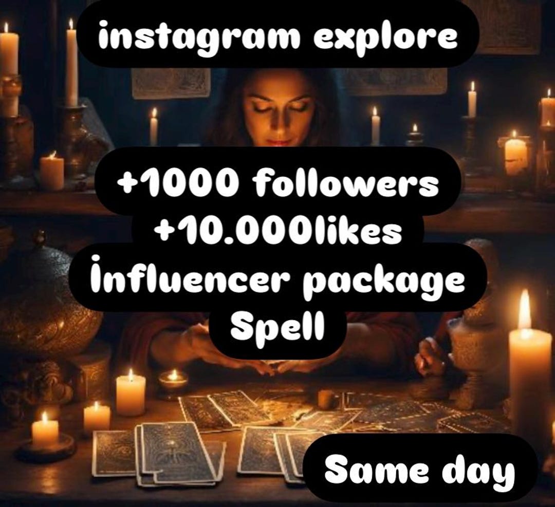 Instagram Influencer Spell Lüx Package 1000 - Etsy