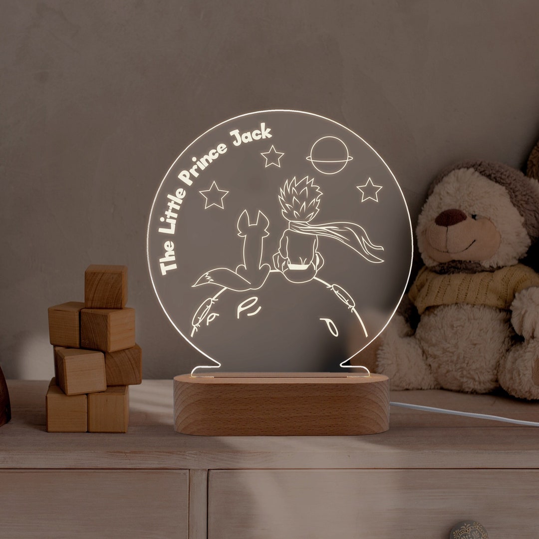 Personalized Little Prince Gift for Kids, Little Prince Night Light ...