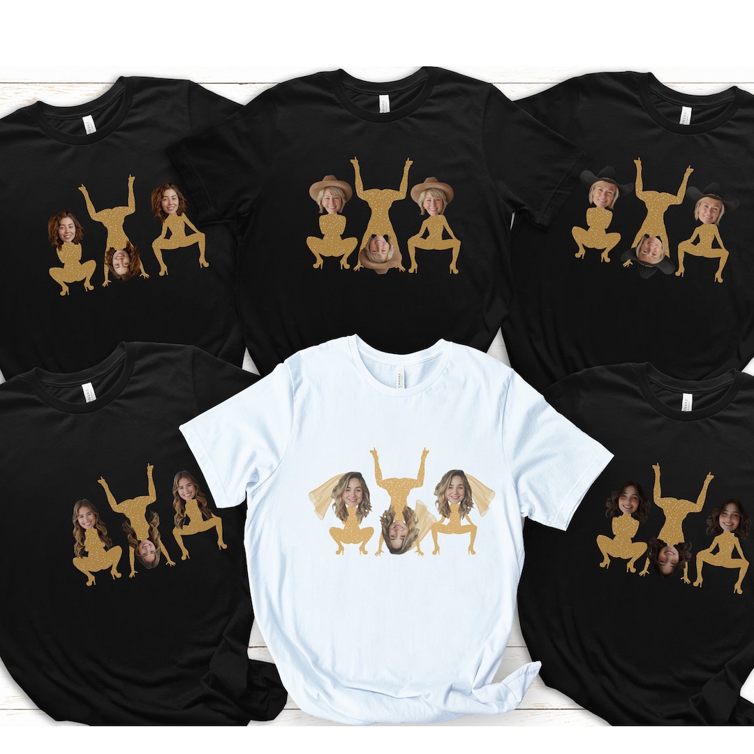 Twerking Custom Face T-shirt, Hen Do, Hen Do T-shirts, Fun Hen Do ...