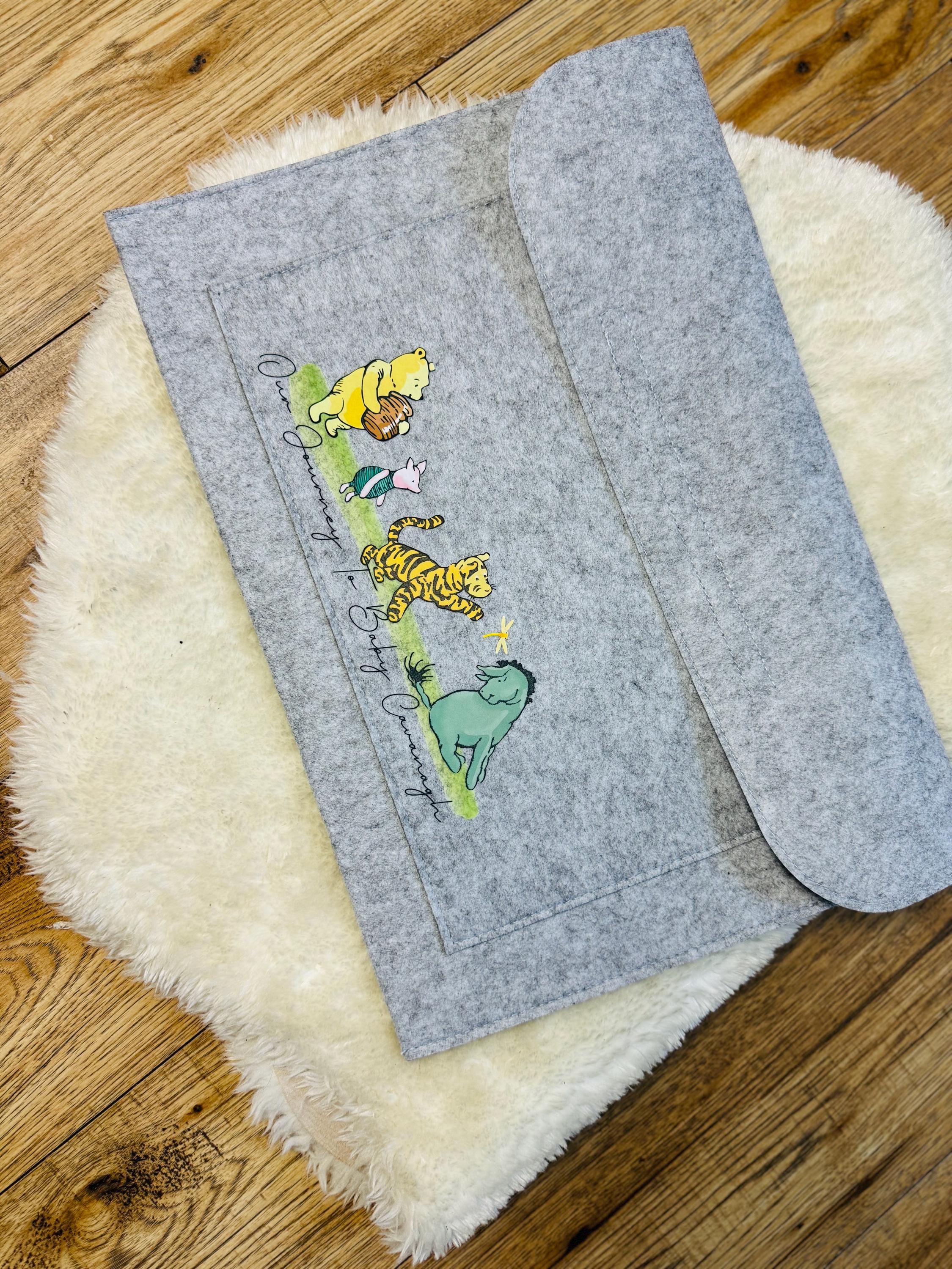Pooh Bear and Friends Felt Folder Design, Personalised Pregnancy Folder ...