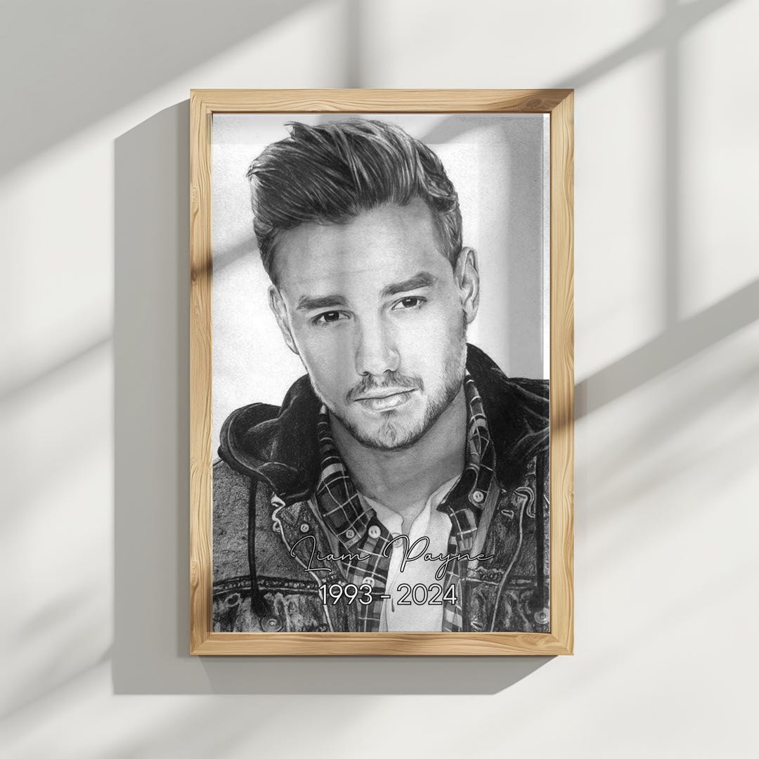 Liam Payne Memorial Print 1 Direction Fan Memorial Print - Etsy