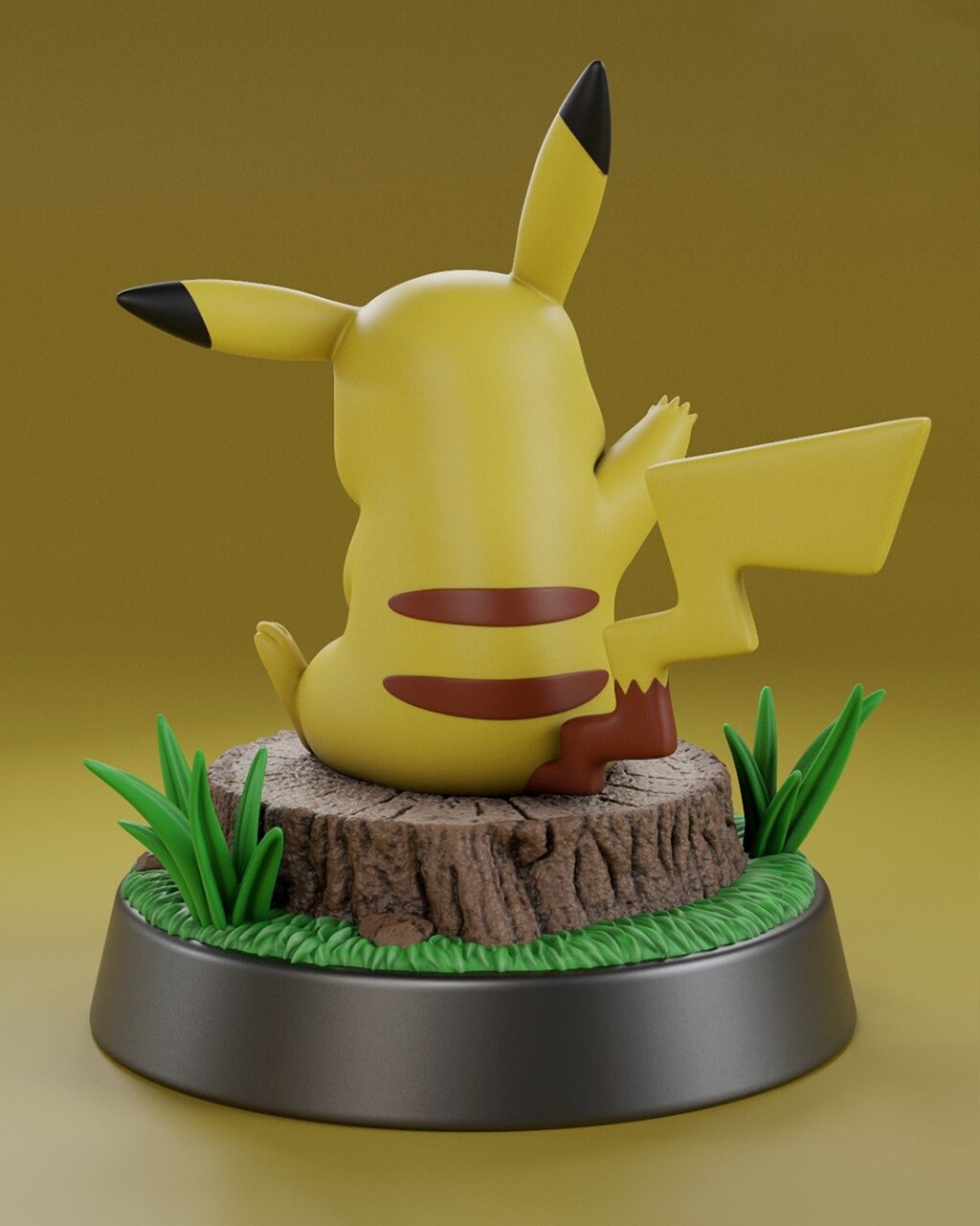 Pikachu Pokemon Figure / Handmade / Statue Pokemon / - Etsy