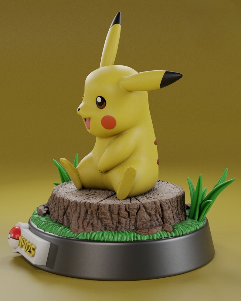 Pikachu Pokemon Figure / Handmade / Statue Pokemon / - Etsy