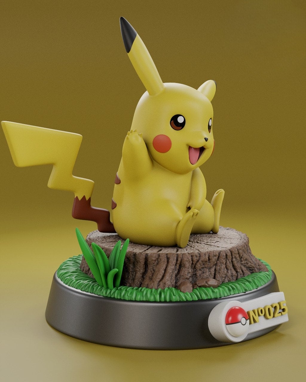 Pikachu Pokemon Figure / Handmade / Statue Pokemon / - Etsy