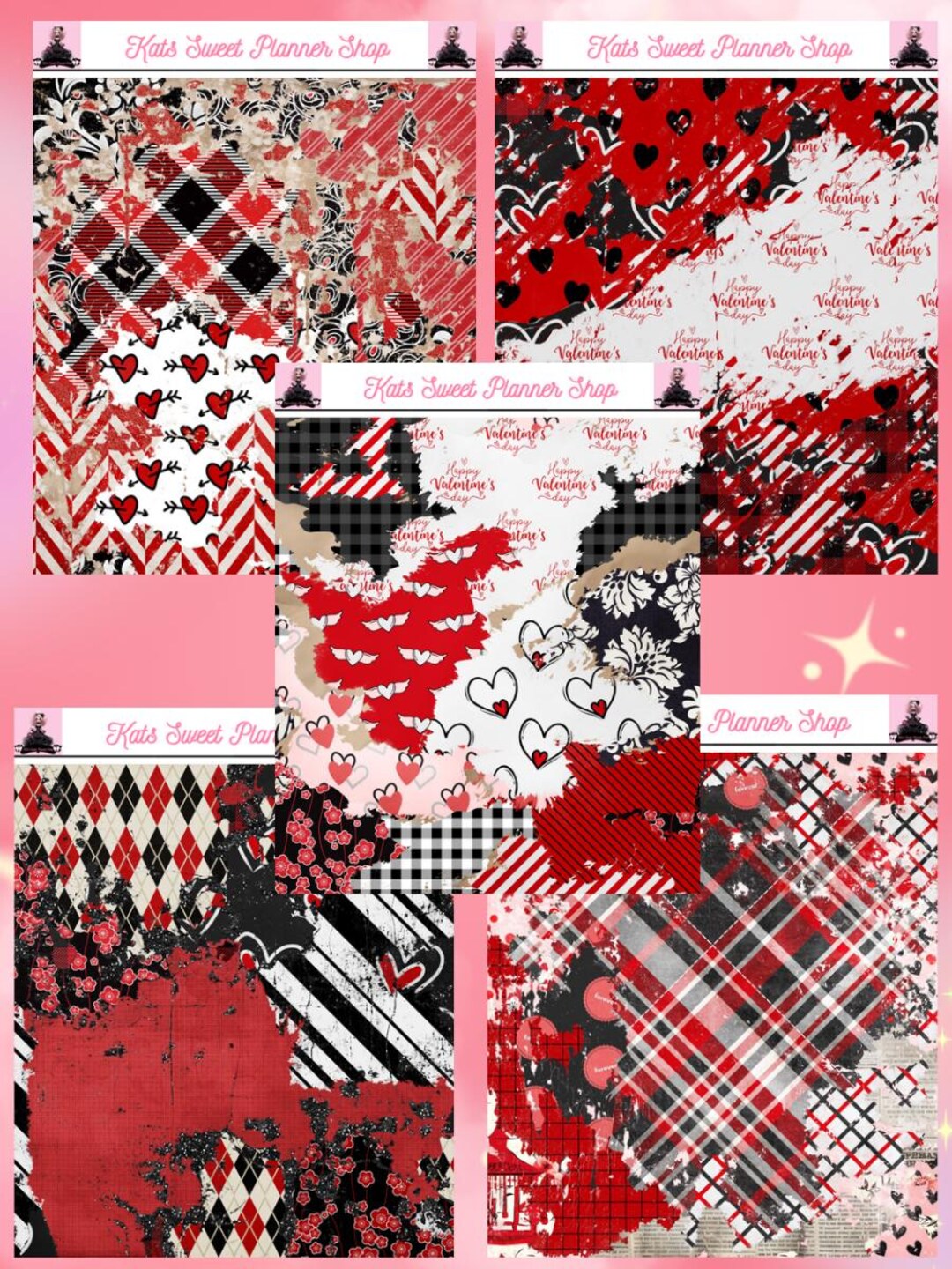 Valentine Tear Sheets - Etsy