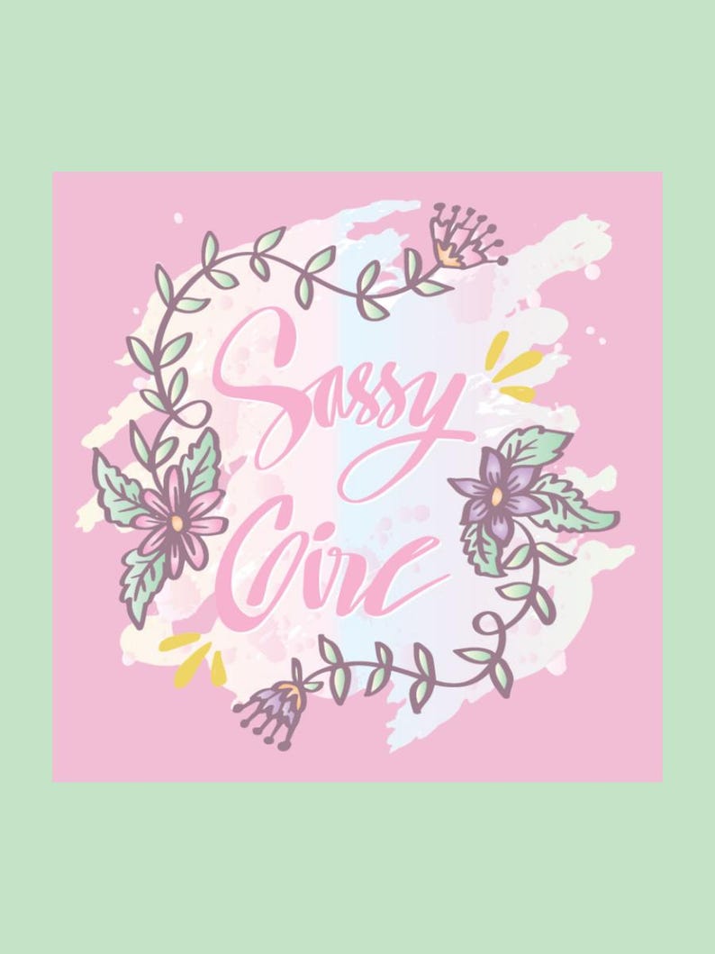 Sassy Girl Die Cut - Etsy