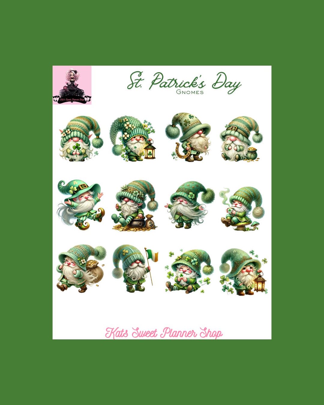 St Patricks Day Gnomes 2 - Etsy
