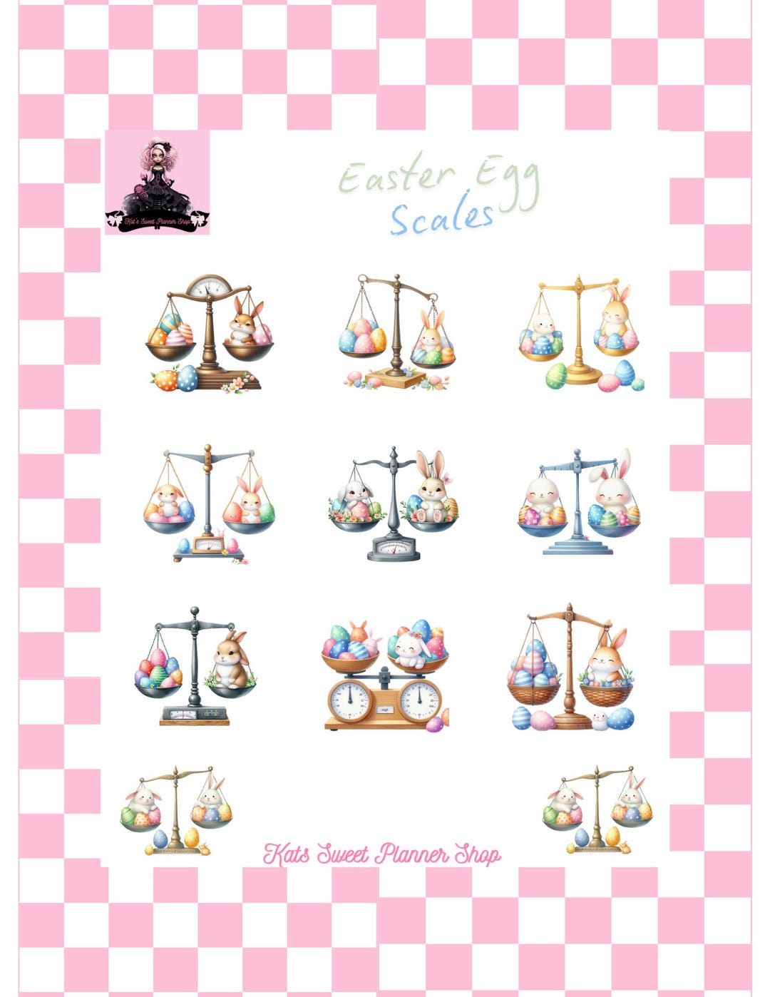 Easter Egg Scales - Etsy