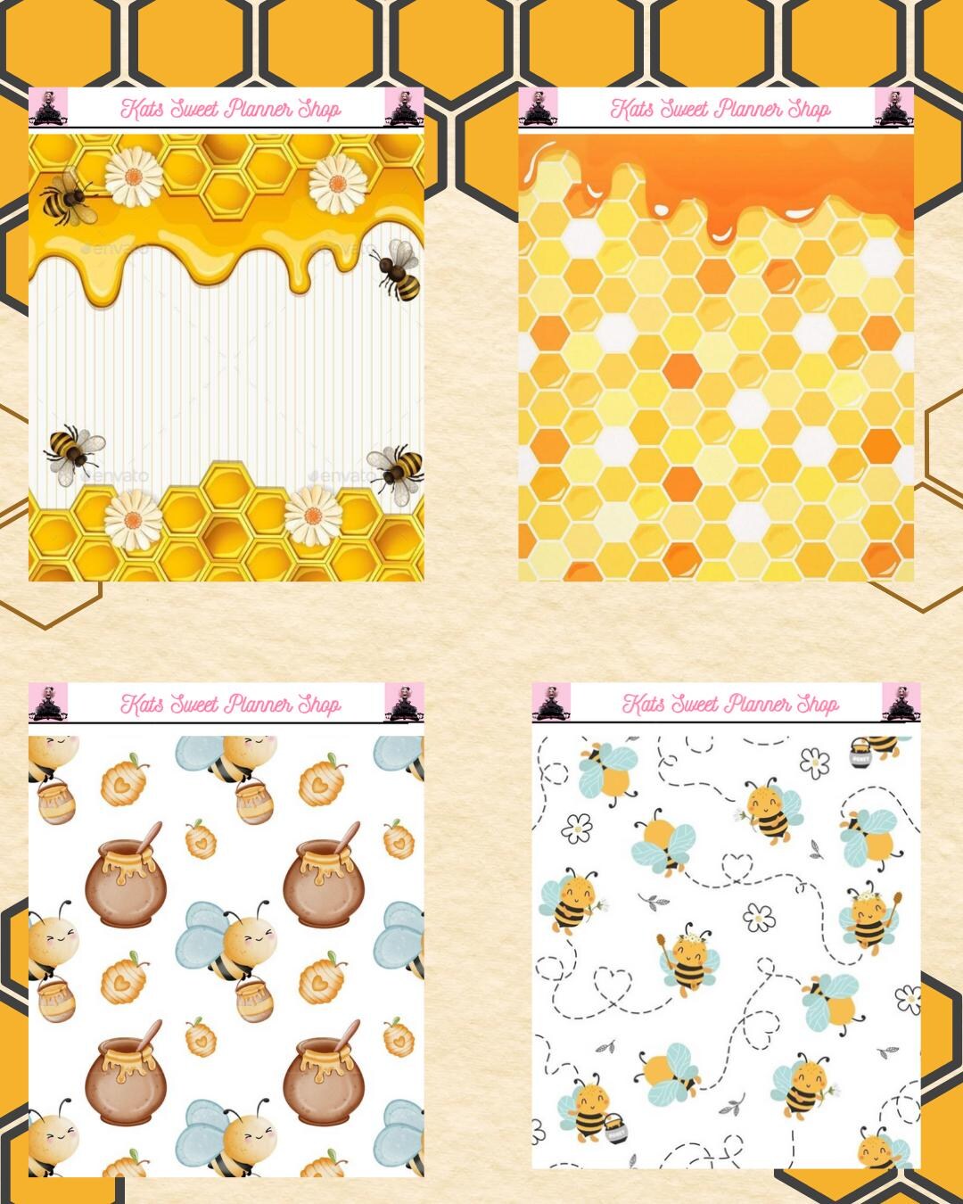 Honey Bee Tear Sheets - Etsy