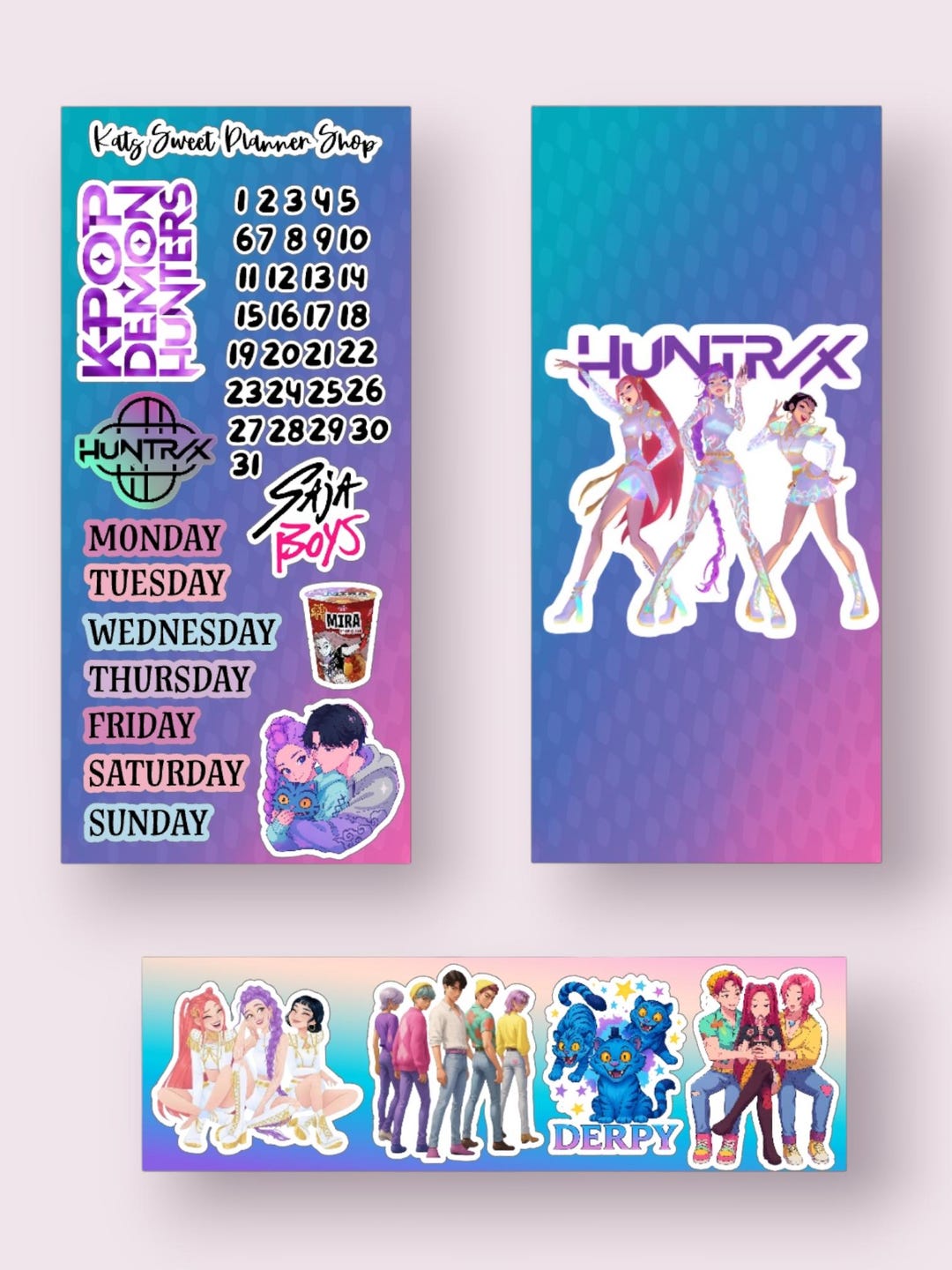Demon Hunter Sticker Kit - Etsy