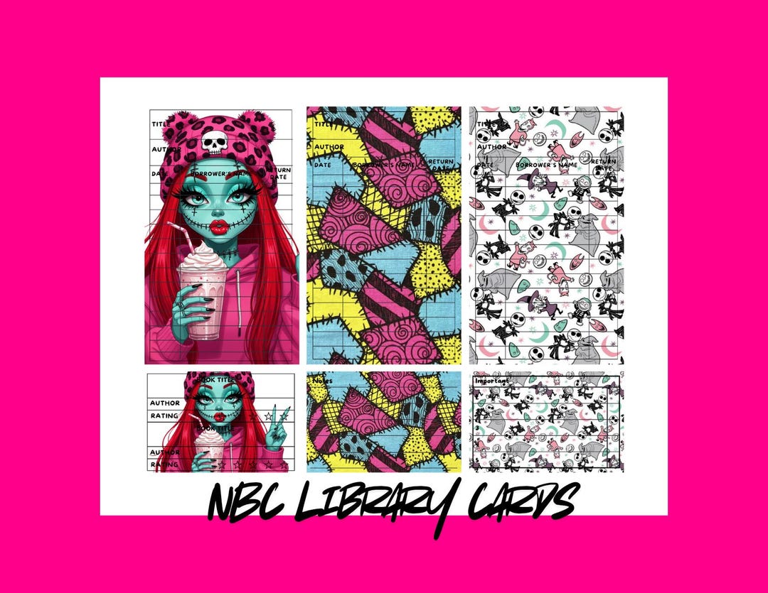 NBC Library Cards - Etsy