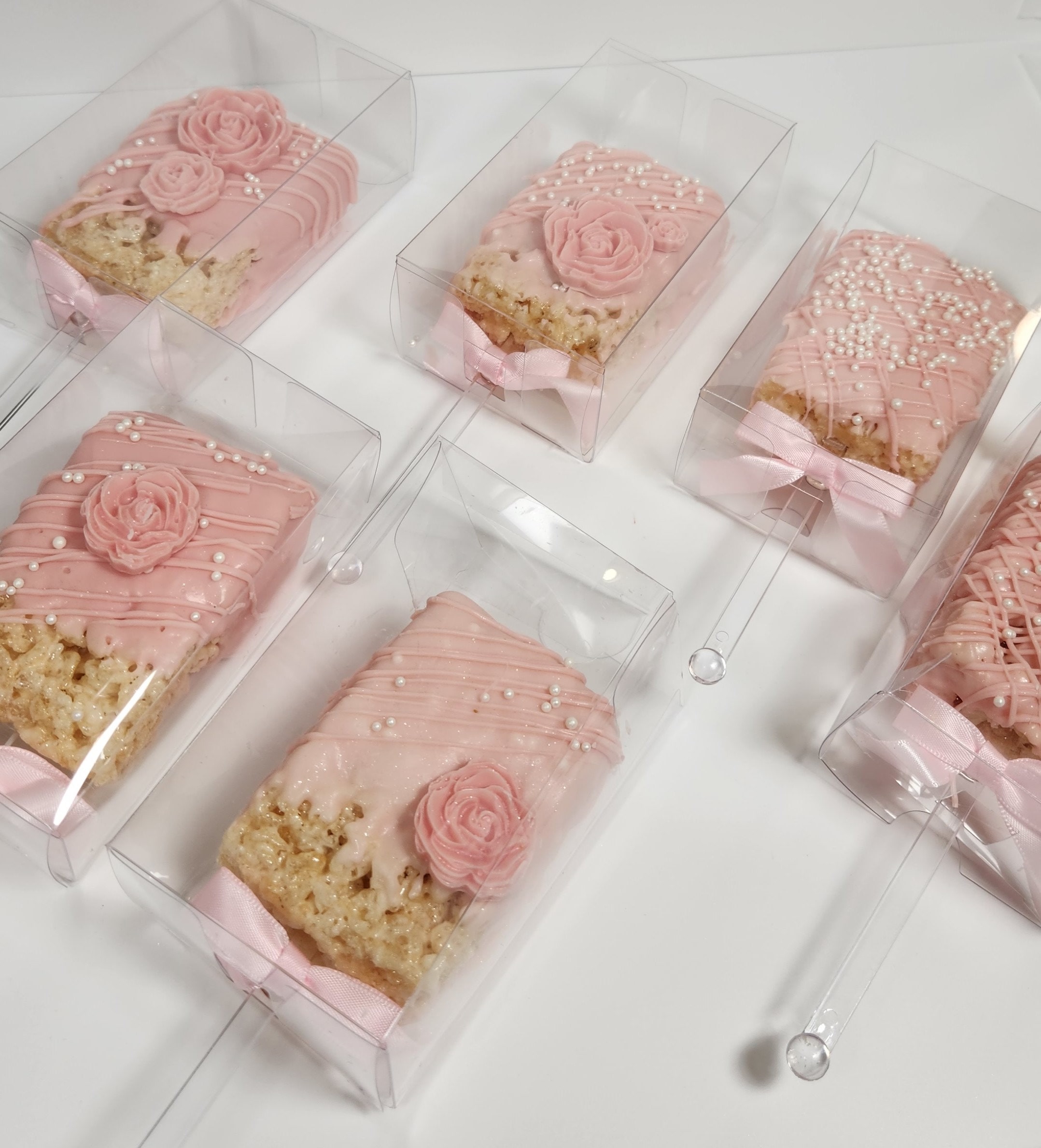 50 Rose Bundle Blush Pink Rose Chocolate Covered Treats Party Favors ...