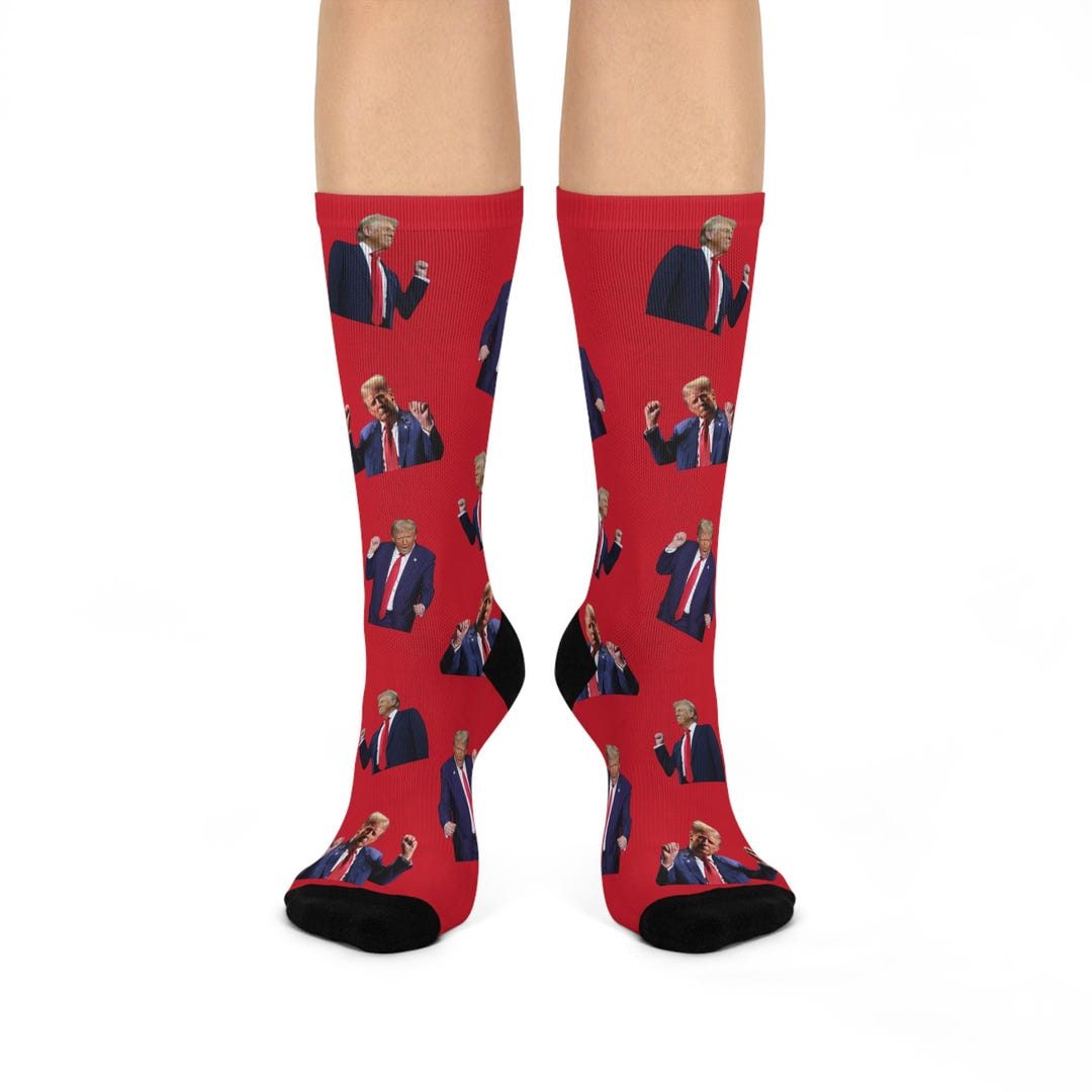Crew Socks, Trump Dance Funny Luxury Footwear Gift for Him Her, Unique ...