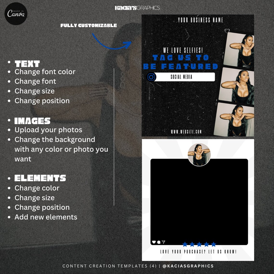 DIY Selfie Tag Flyer| Selfie Flyer Tag Us in Your Selfie| Lash Flyer ...