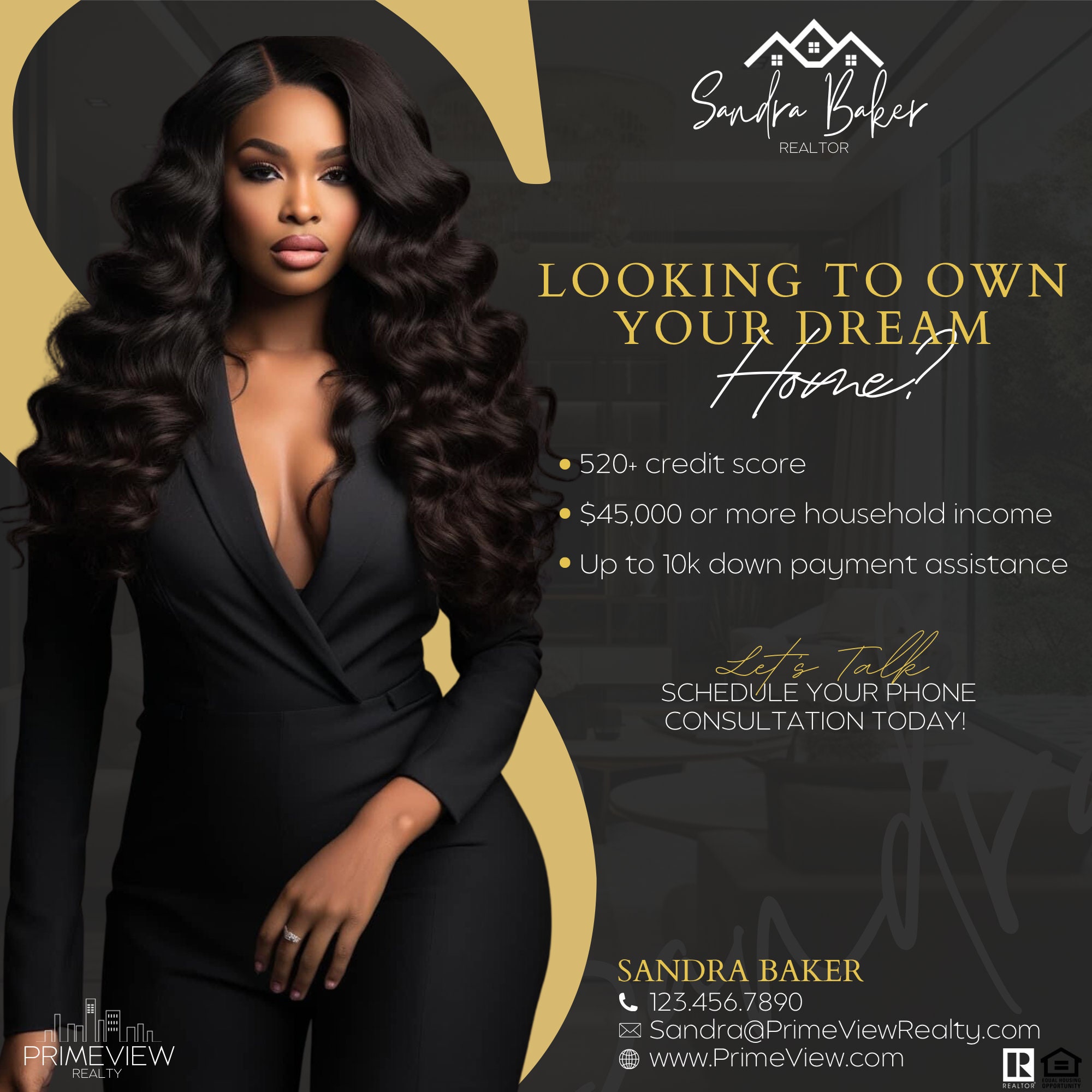 Real Estate Flyer, Realtor, Realtor Flyer, Editable Flyer, Canva Flyer ...