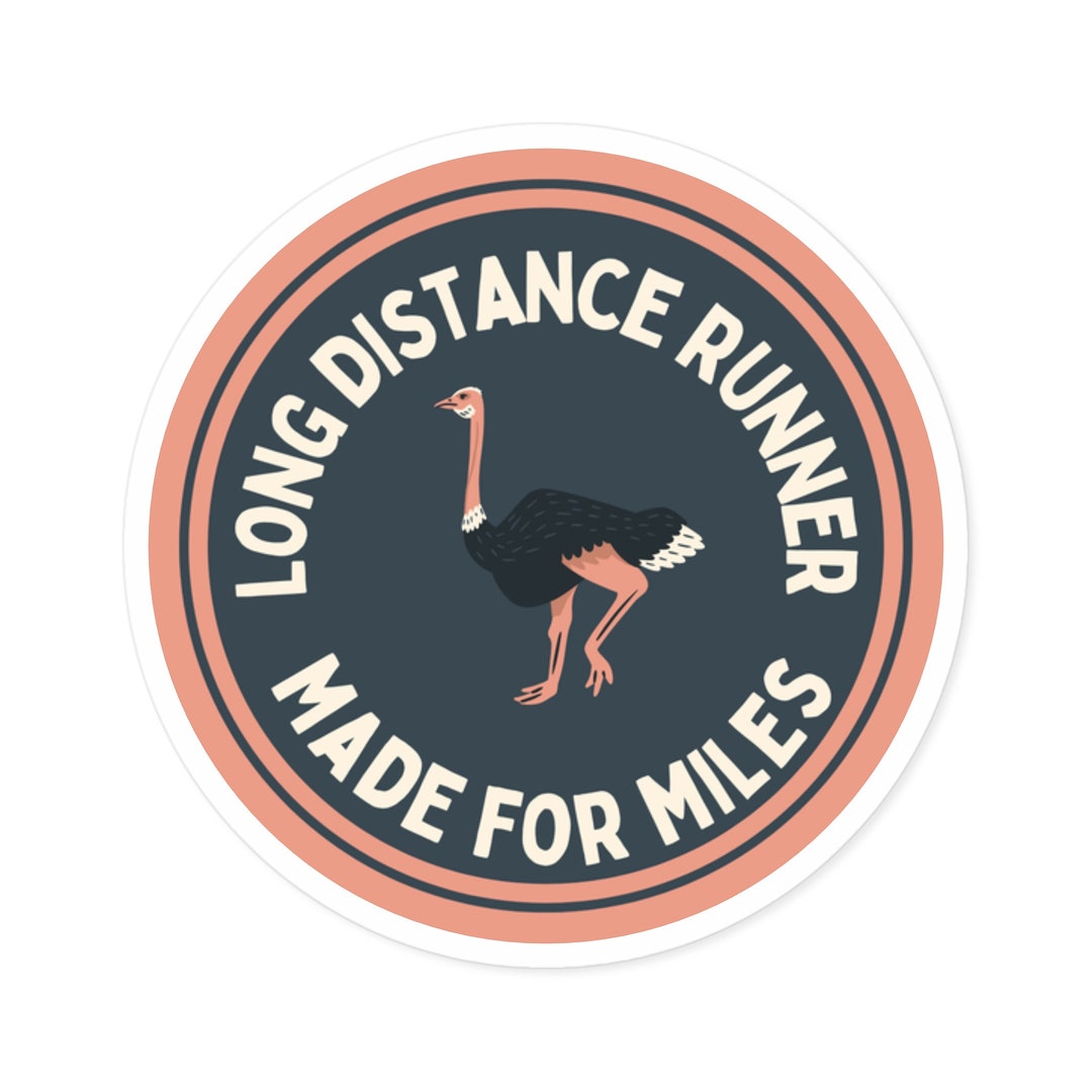 Long Distance Runner Sticker - Made for Miles Sticker - Etsy