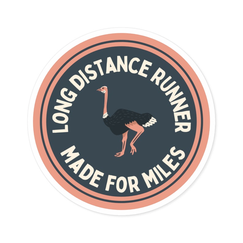 Long Distance Runner Sticker - Made for Miles Sticker - Etsy