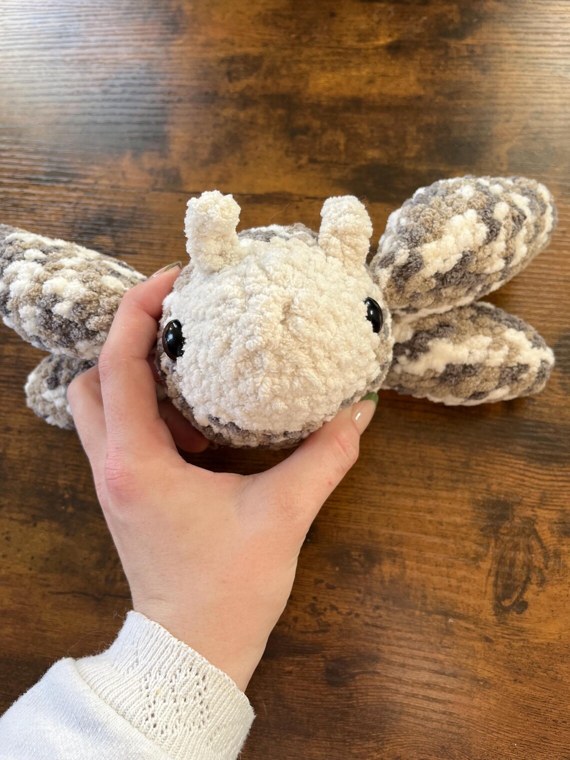 Mof the Moth - Crochet Stuffed Moth - Etsy