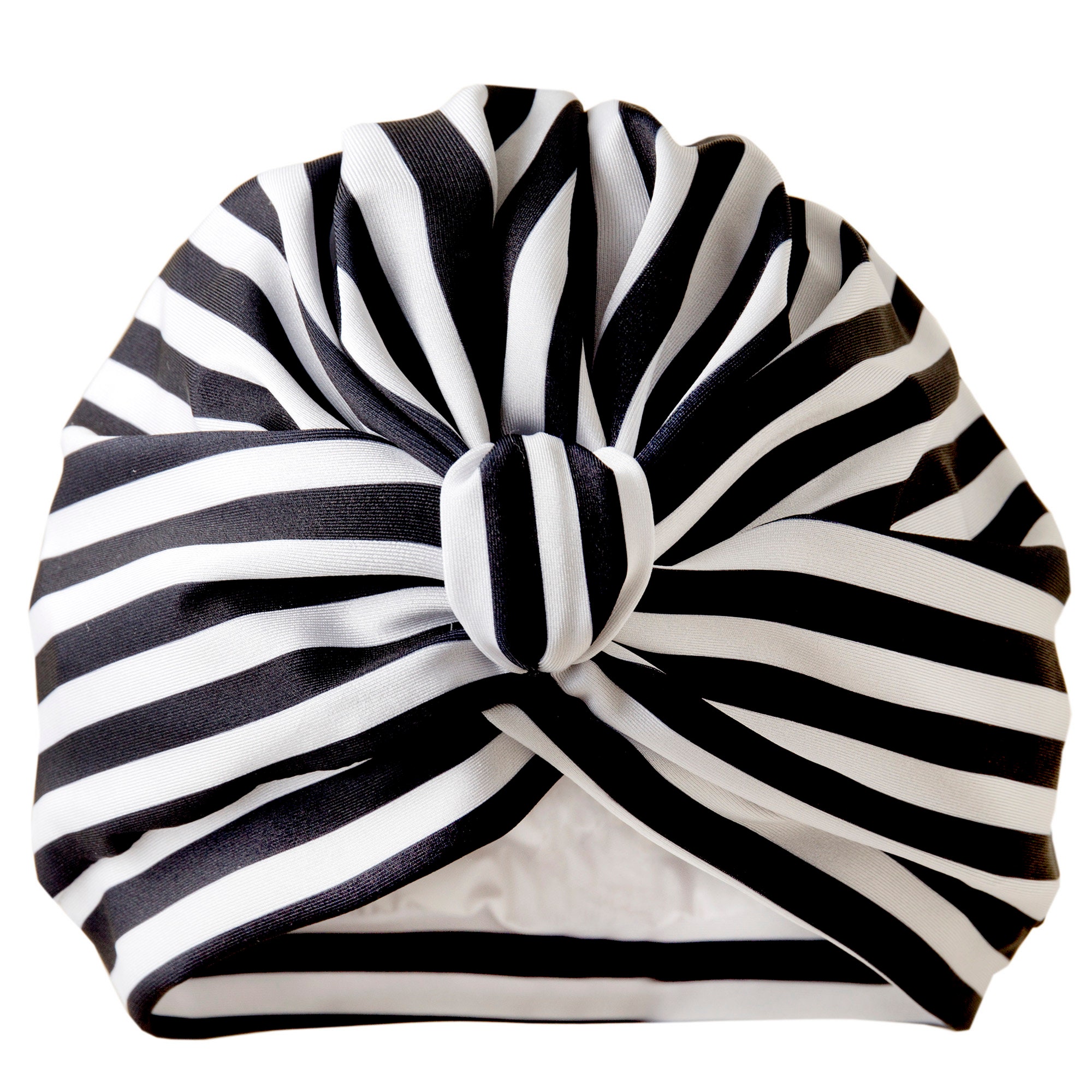 Stripey Black Luxury Shower Turban - Etsy