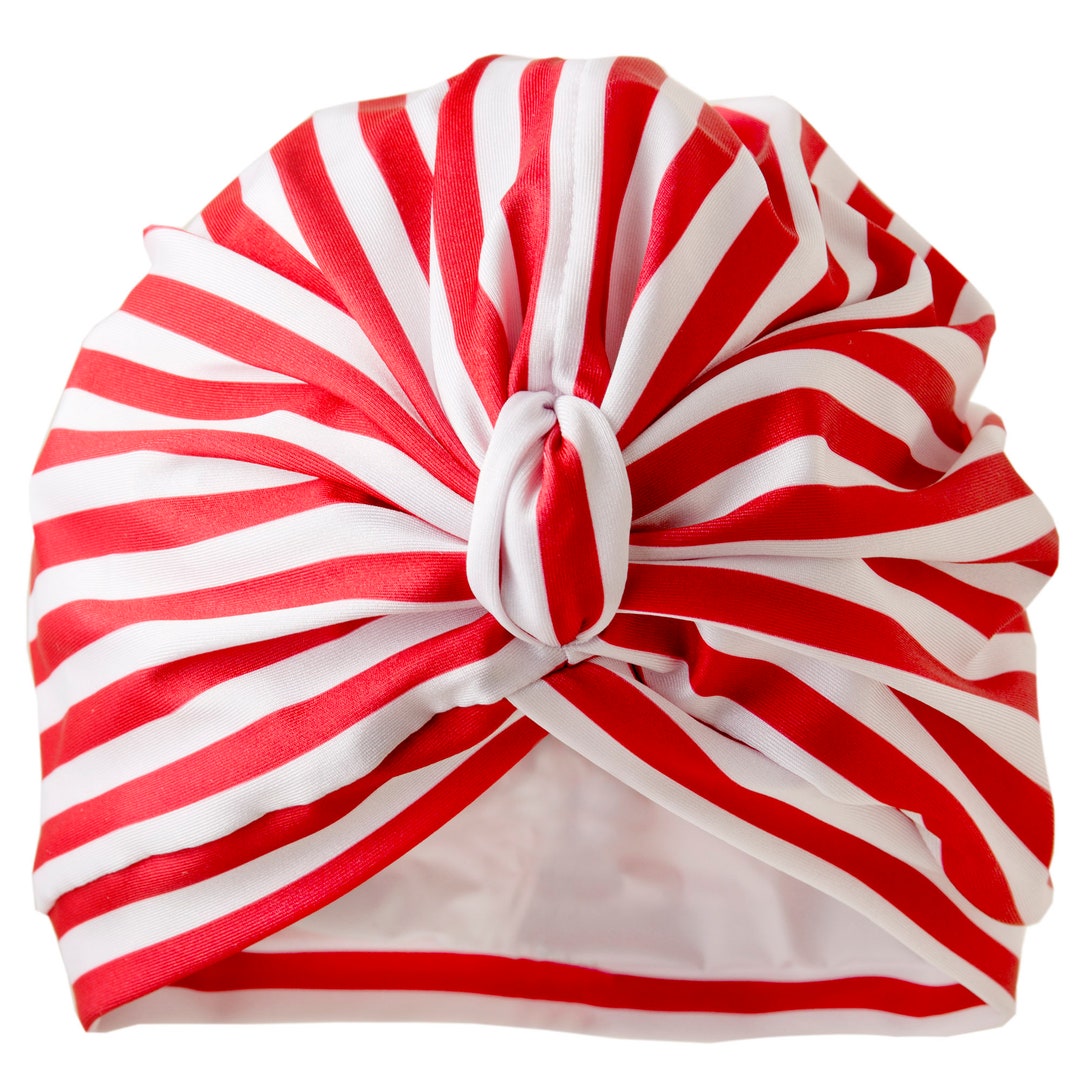 Stripey Red Luxury Shower Turban - Etsy