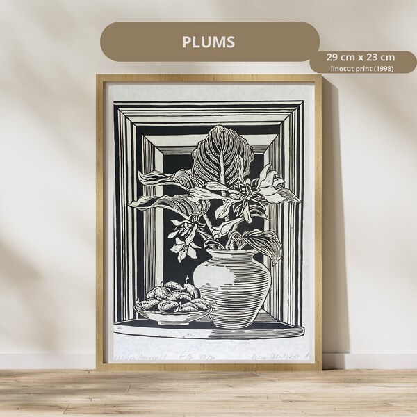 Fruit Lino Cut - Etsy